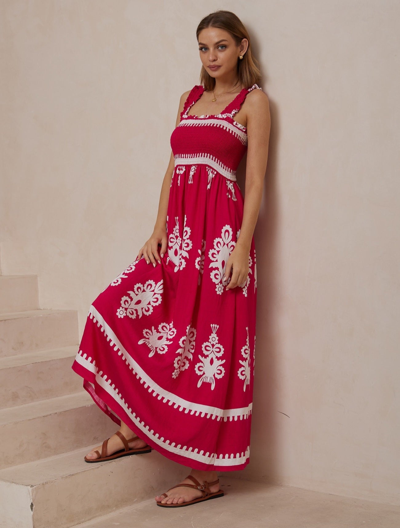 Floral Maxi Dress - Boho Maxi Dresses - Style House Fashion